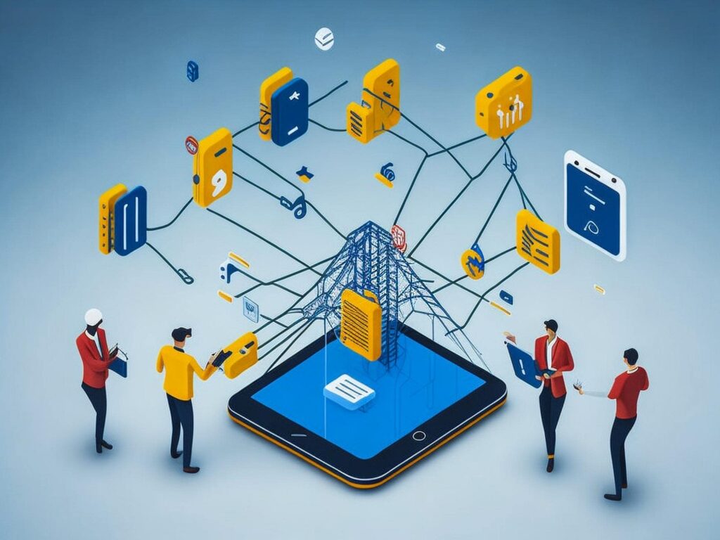 Blockchain interoperability bridges diverse ledgers, enabling seamless communication & driving ...